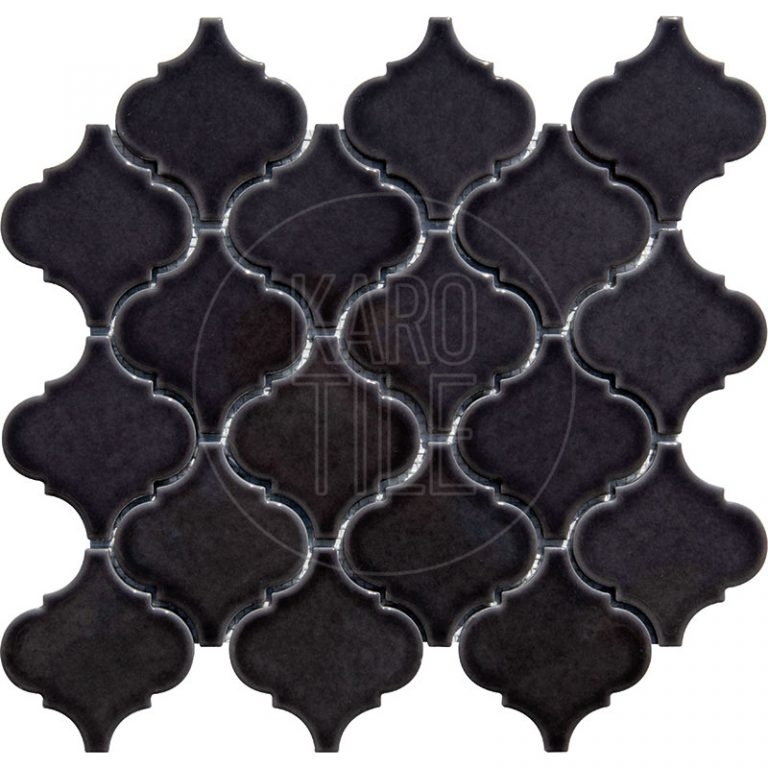 ORANGE ARABESQUE MOSAIC | KAROTILE | Producing Porcelain Tile Mosaics